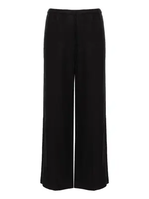 TOTEME Fluid Drawstring Trousers - Black
