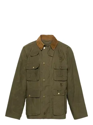 Barbour Transport Cotton Cargo Jacket - Green