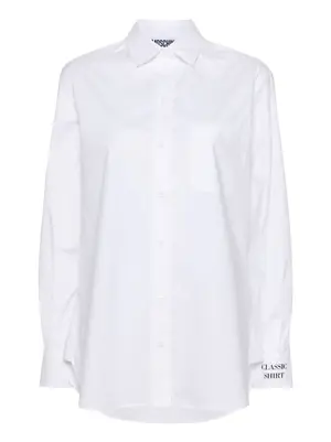 Moschino Chest-pocket Poplin Shirt - White