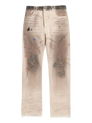 GALLERY DEPT. Hollywood Distressed Jeans - Neutrals