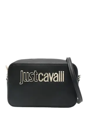 Just Cavalli Logo-lettering Cross Body Bag - Black