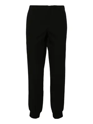 Prada Drawstring-waist Trousers - Black