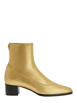 GIUSEPPE ZANOTTI 45mm Sallie Ankle Boots - Gold