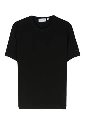 Calvin Klein Patch Ribbed T-shirt - Black