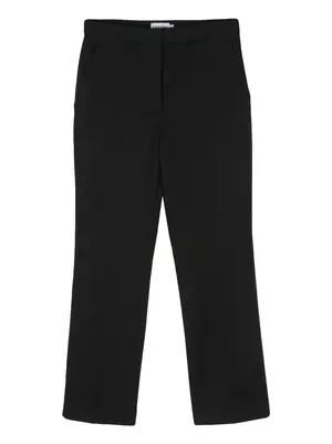 Calvin Klein Slim-cut Gabardine Trousers - Black