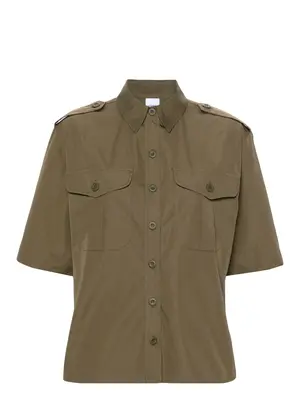 Aspesi Cotton Button-up Shirt - Green