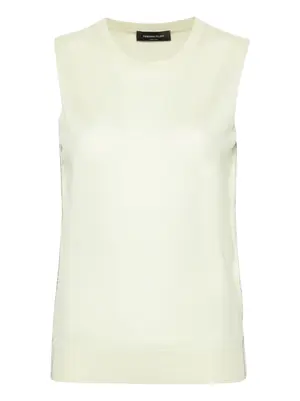 Fabiana Filippi Sleeveless Knitted Top - Green