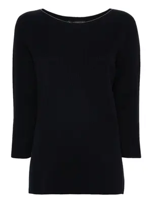 Fabiana Filippi Ribbed Sweater - Blue