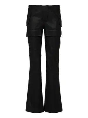MISBHV Flared Cargo Trousers - Black
