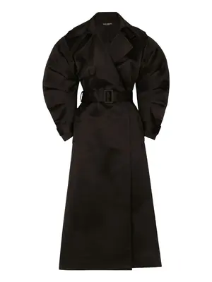 Dolce & Gabbana Belted Trench Coat - Black