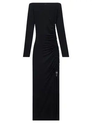 COURREGES Gathered Maxi Dress - Black