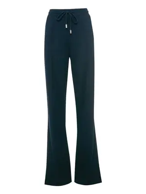 JW Anderson Slim-cut Flared Track Pants - Blue
