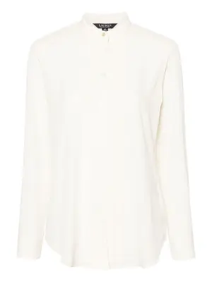 Ralph Lauren Heiberly Crepe Shirt - Neutrals