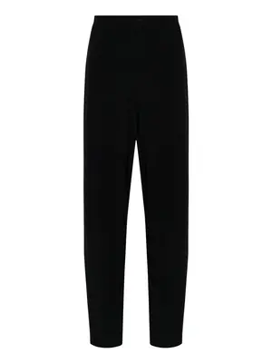 Giorgio Armani Wool Tapered Trousers - Blue