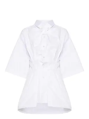 MAISON MARGIELA Creased Poplin Shirt - White