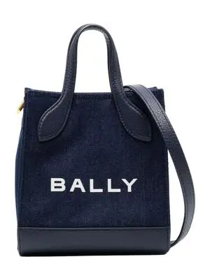 Bally Logo-print Denim Tote Bag - Blue