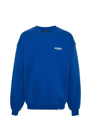 REPRESENT Owners' Club Cotton Sweatshirt - Blue