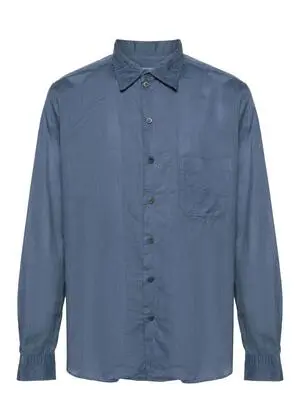 Yohji Yamamoto Long-sleeves Buttoned Shirt - Blue