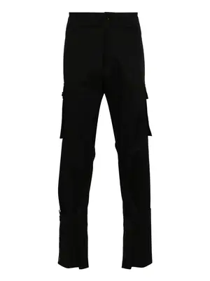 Yohji Yamamoto Tapered Cargo Trousers - Black