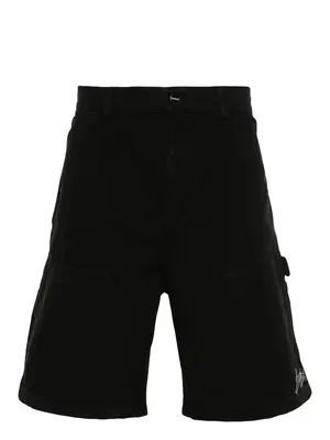 BARROW Logo-embroidered Bermuda Shorts - Black