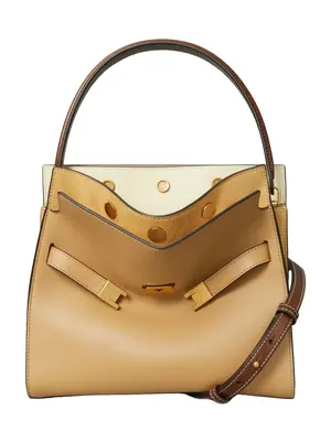 Tory Burch Small Lee Radziwill Tote - Brown