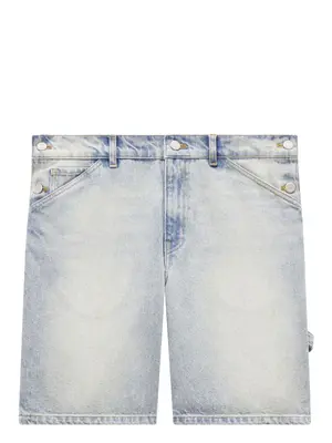 COURREGES Sailor Denim Shorts - Blue