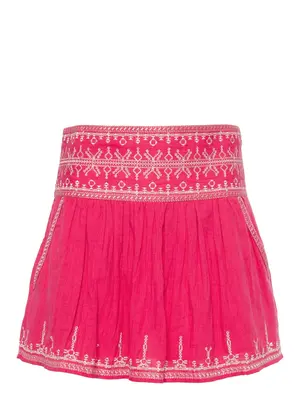 MARANT ETOILE Picadilia Mini Skirt - Pink