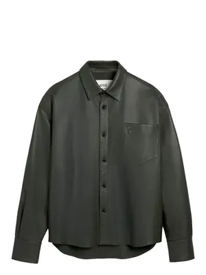 Ami De Coeur Lambskin Shirt - Green