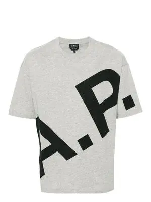 A.p.c. Lisandre Cotton T-Shirt Grey