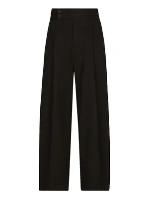Dolce & Gabbana High-waisted Trousers - Brown