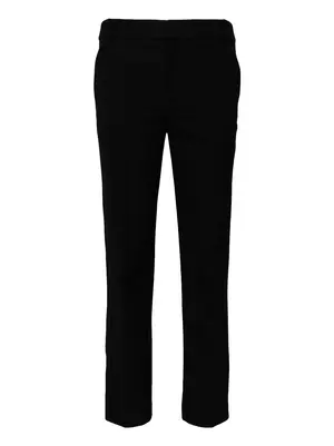 Tibi Lennon Wool Trousers - Black