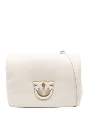 Pinko Classic Love Shoulder Bag - Neutrals