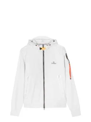 PARAJUMPERS Trident Cotton-blend Zipped Hoodie - Grey