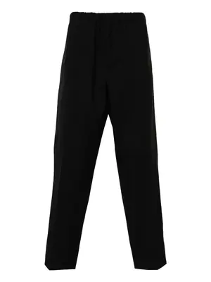 JIL SANDER Elasticated-waist Trousers - Black
