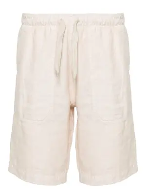 Zadig&Voltaire Drawstring-waist Linen Shorts - Neutrals