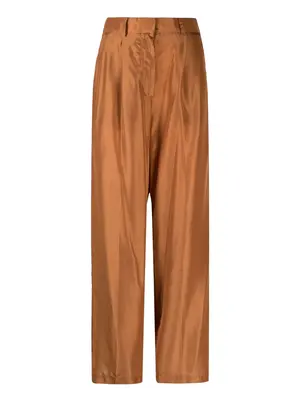 FORTE_FORTE Wide-leg Trousers - Brown