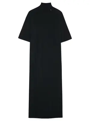 ANINE BING Claudia Jersey Knit Maxi Dress - Black