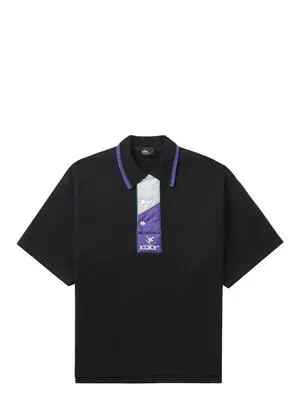 Kolor Logo-embroidered Polo Shirt - Black