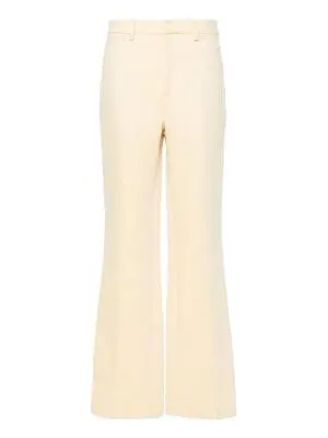 Zadig&Voltaire Pistol Mid-rise Flared Trousers - Yellow