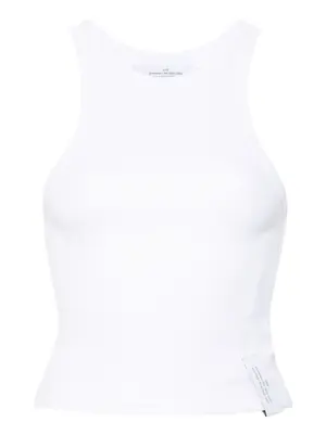 Rokh Ribbed Tank Top - White
