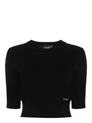Dsquared2 Cropped Sweater - Black