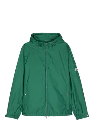 Moncler Etiache Logo-patch Jacket - Green