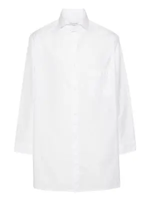 Yohji Yamamoto Cotton Poplin Shirt - White
