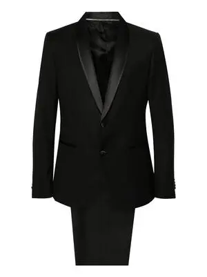 Corneliani Virgin-wool Two-piece Suit - Black