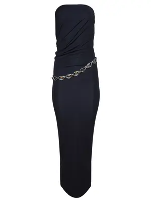 Christopher Esber Chain-detail Maxi Dress - Blue