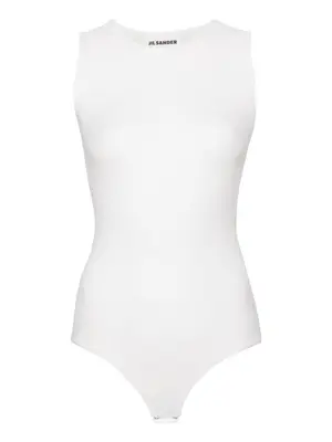 JIL SANDER Jil Sander Stretch-Design Bodysuit White