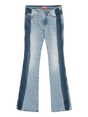 DIESEL D-dale Low-rise Bootcut Jeans - Blue
