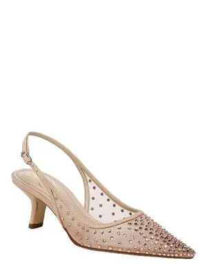 Sam Edelman Sam Edelman Bianka Slingback Mesh Pointed Toe Pump Beechwood