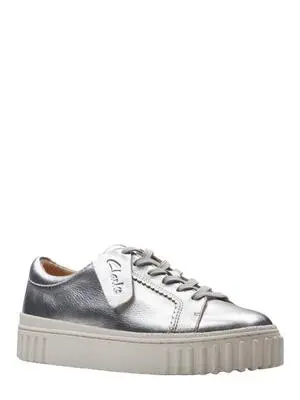 Clarks Mayhill Walk Sneakers - Silver Metallic