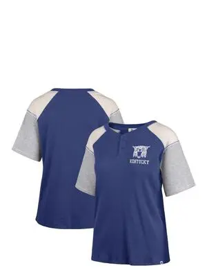 '47 Kentucky Wildcats Raglan Henley T-shirt - Royal